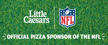 Little Caesars. Official Pizza Sponsor of the NFL